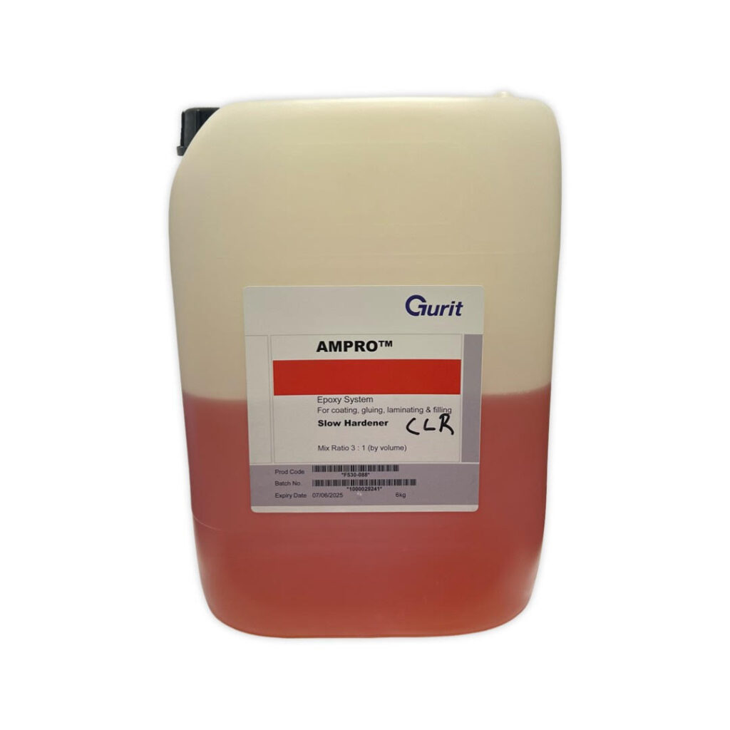 Gurit Ampro Clear Slow Epoxy Herder 6kg F530-088 - kompositthuset.no