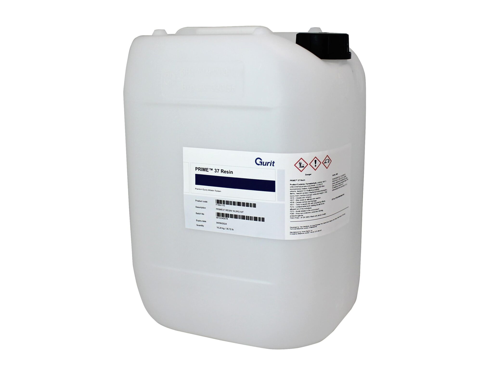 Gurit Prime 37 Epoxy Resin 16,2kg F160-115 - kompositthuset.no