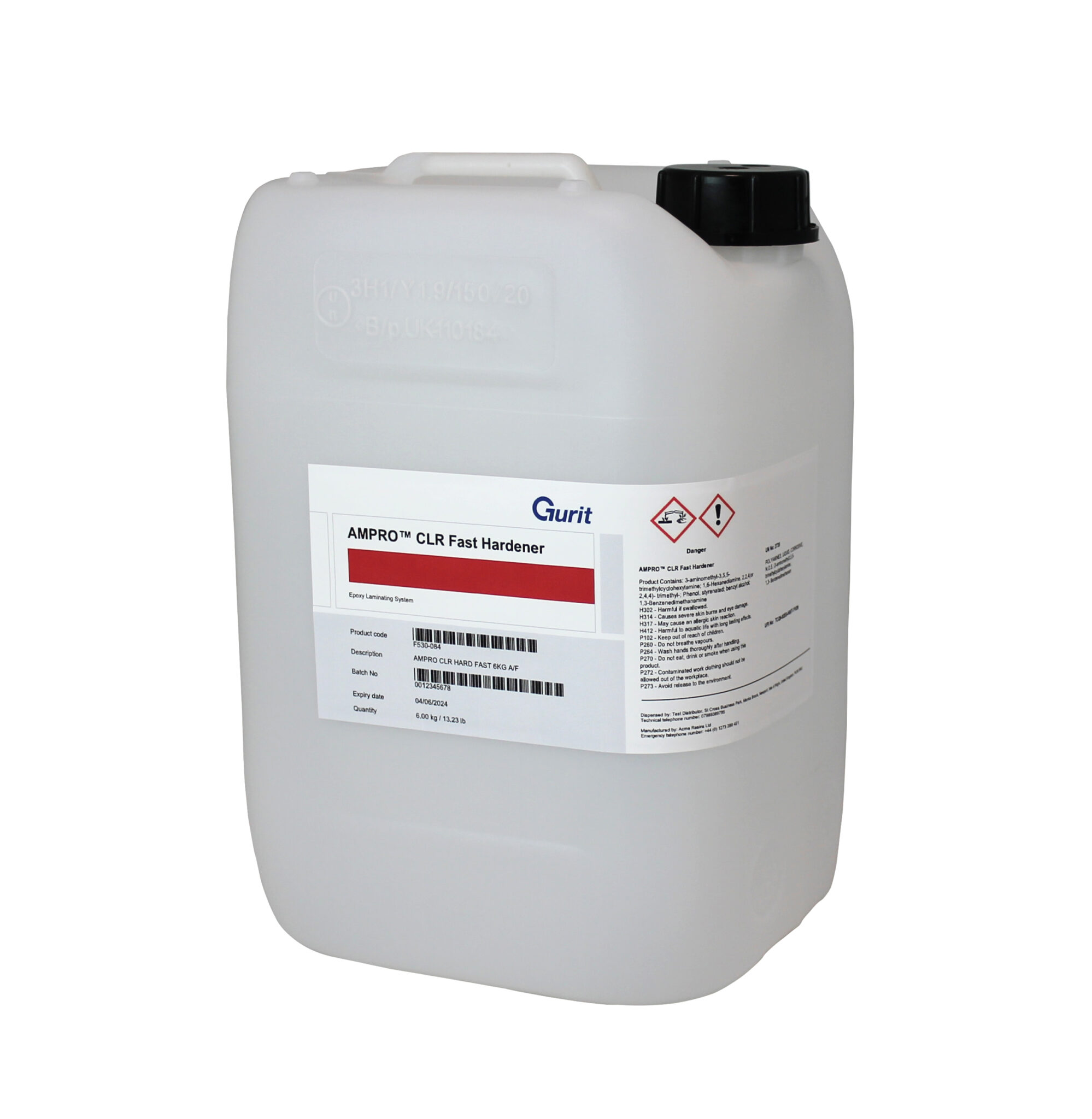 Gurit Ampro Clear Fast Epoxy Herder 6kg F530-084 - kompositthuset.no